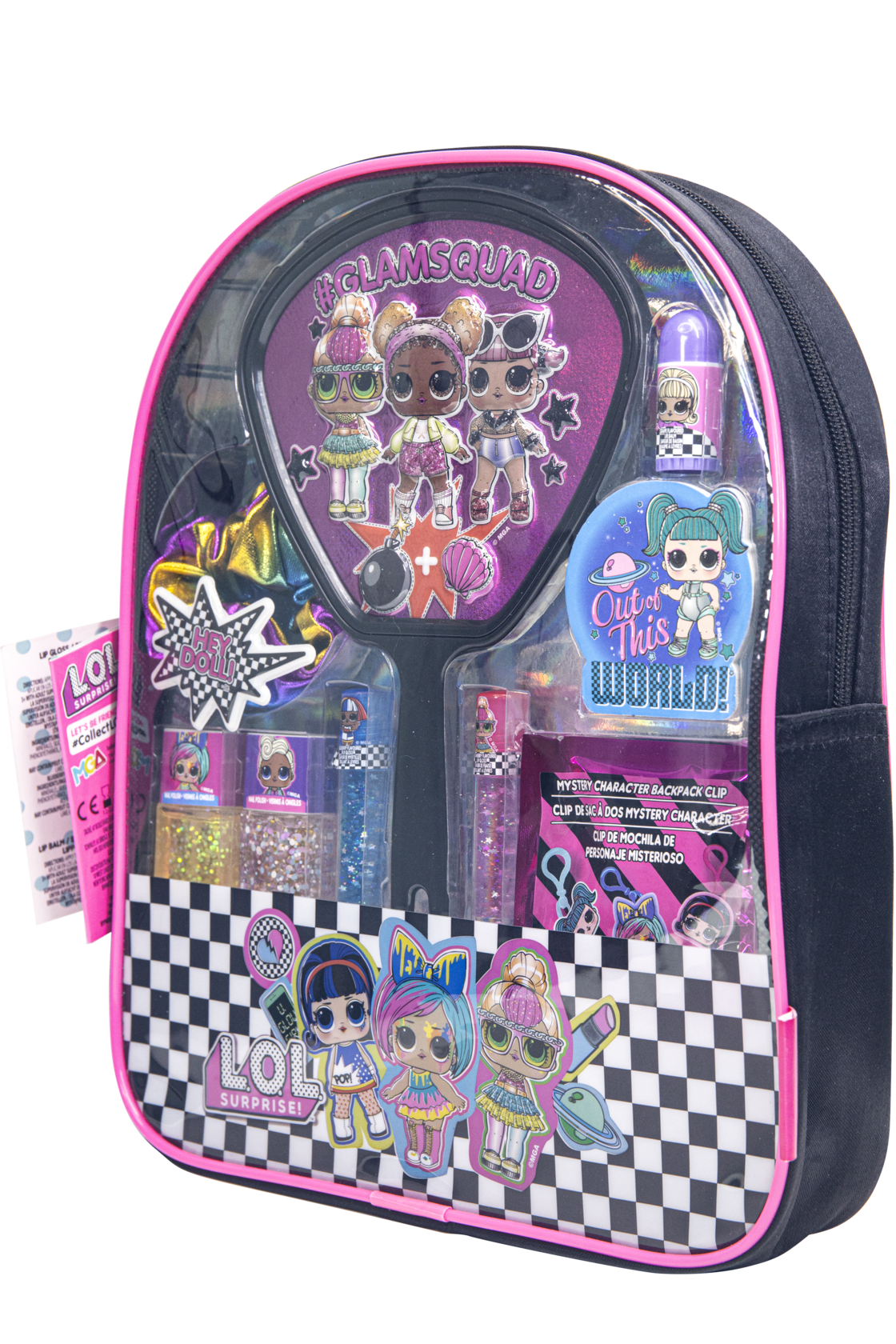 Townley Girl L.O.L. Surprise! Makeup Filled Backpack Set with 10 Piece
