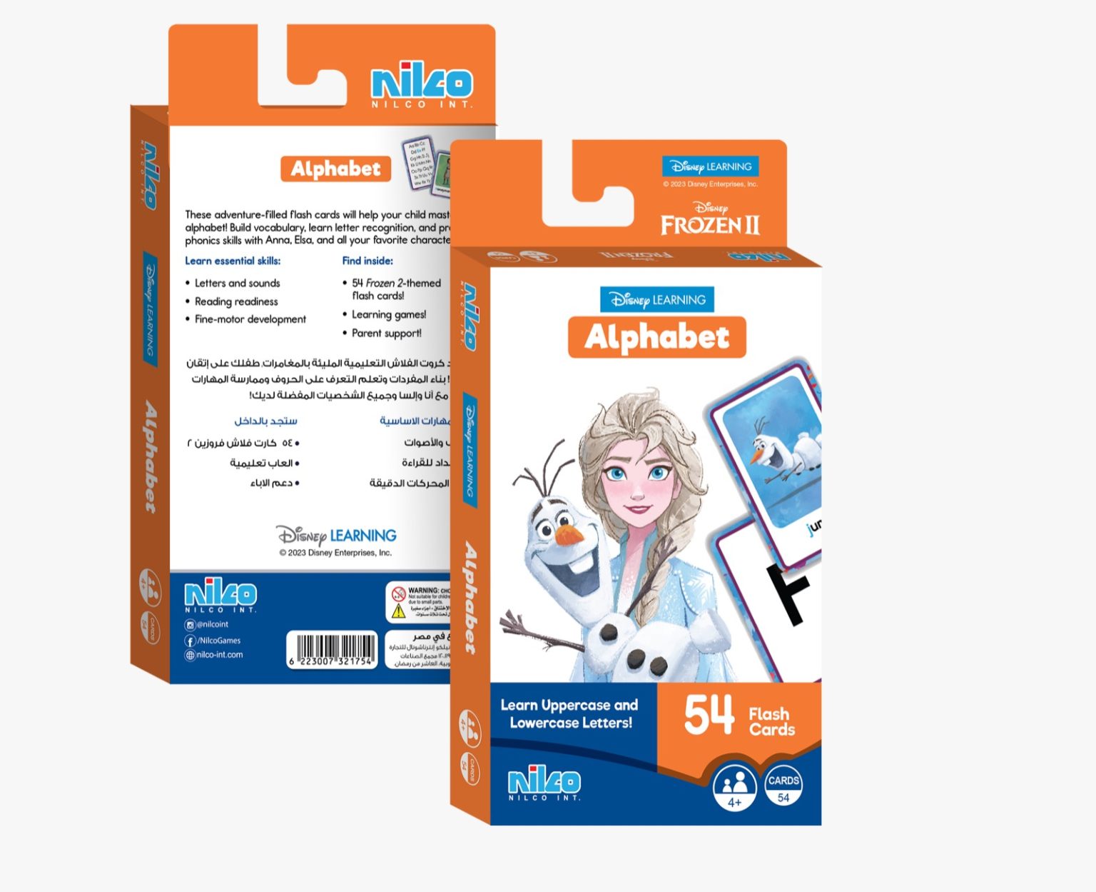 Disney Flash Card Frozen 2 Alphabet