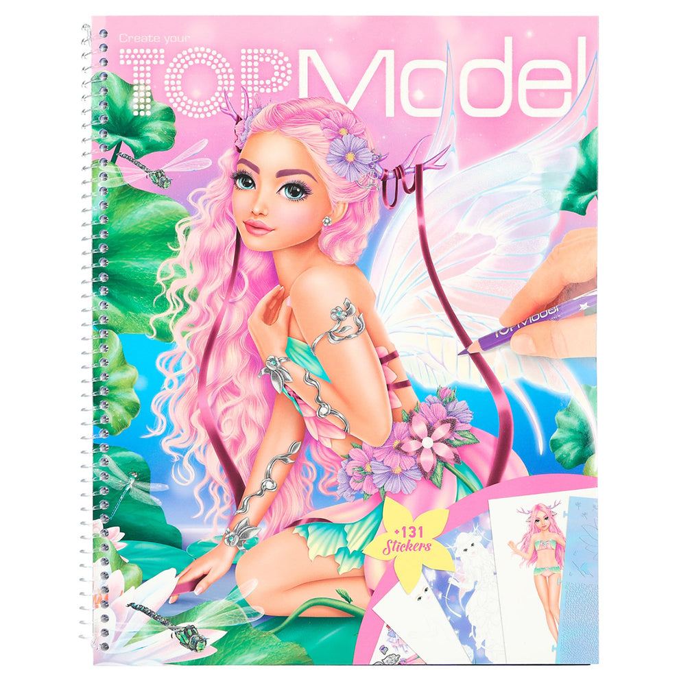 TOPModel Create Your TM Colouring Book Fantasy